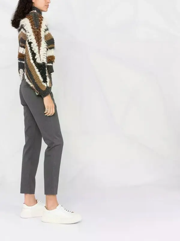 Brunello Cucinelli Colour-block Cashmere Jumper