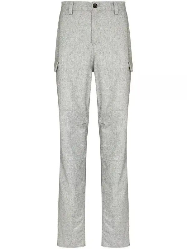 Brunello Cucinelli Wool Cargo Trousers