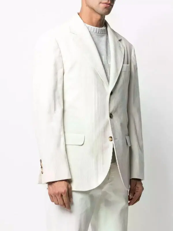 Brunello Cucinelli Single-breasted Cotton Blazer