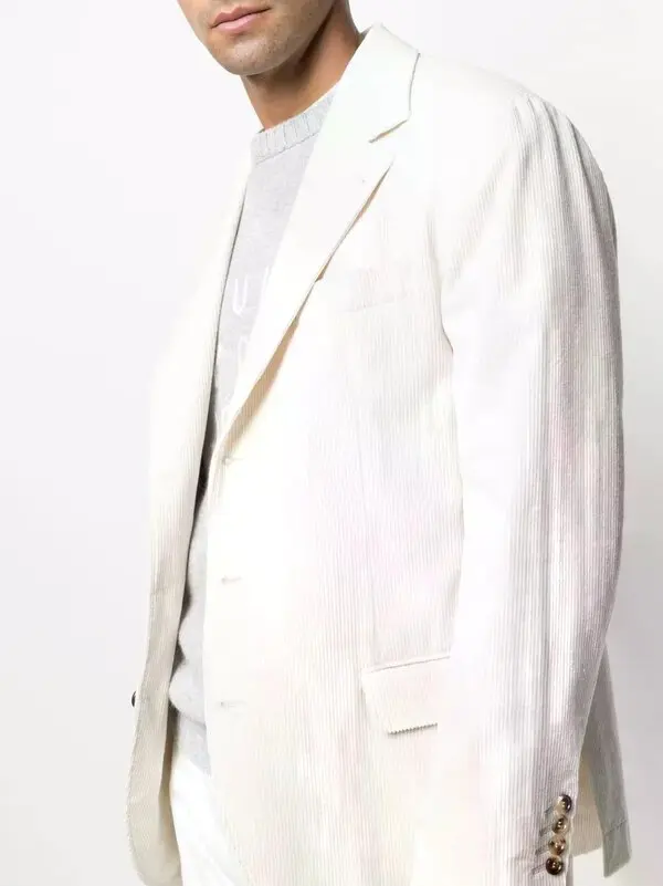 Brunello Cucinelli Single-breasted Cotton Blazer