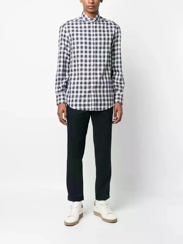 Brunello Cucinelli Check-print Shirt