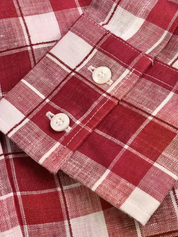 Brunello Cucinelli Checked Cotton Shirt