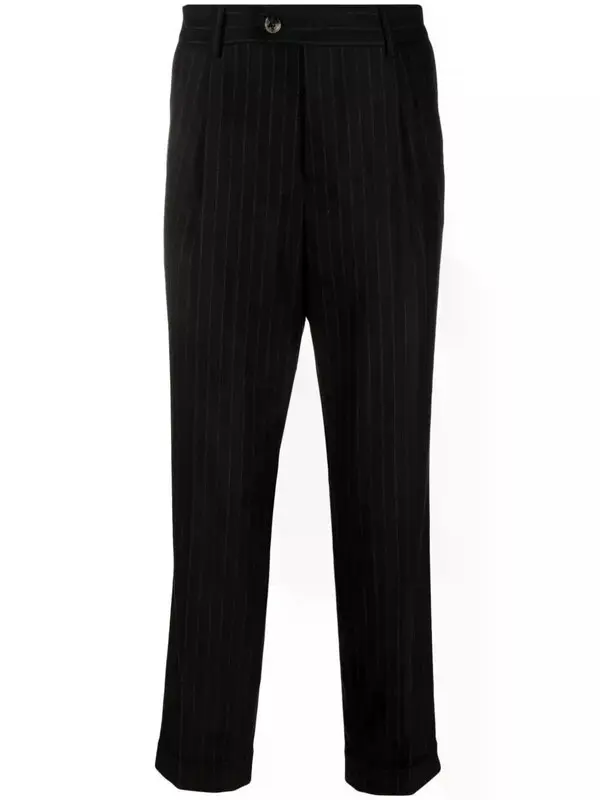 Brunello Cucinelli Pinstripe Virgin Wool Trousers