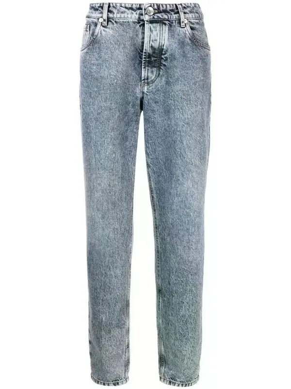 Brunello Cucinelli Mid-rise Straight-leg Jeans