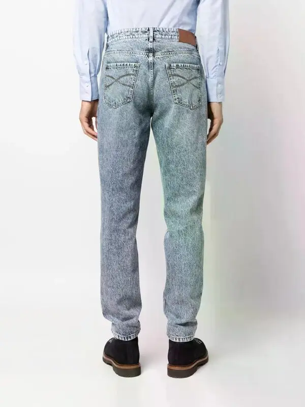 Brunello Cucinelli Mid-rise Straight-leg Jeans