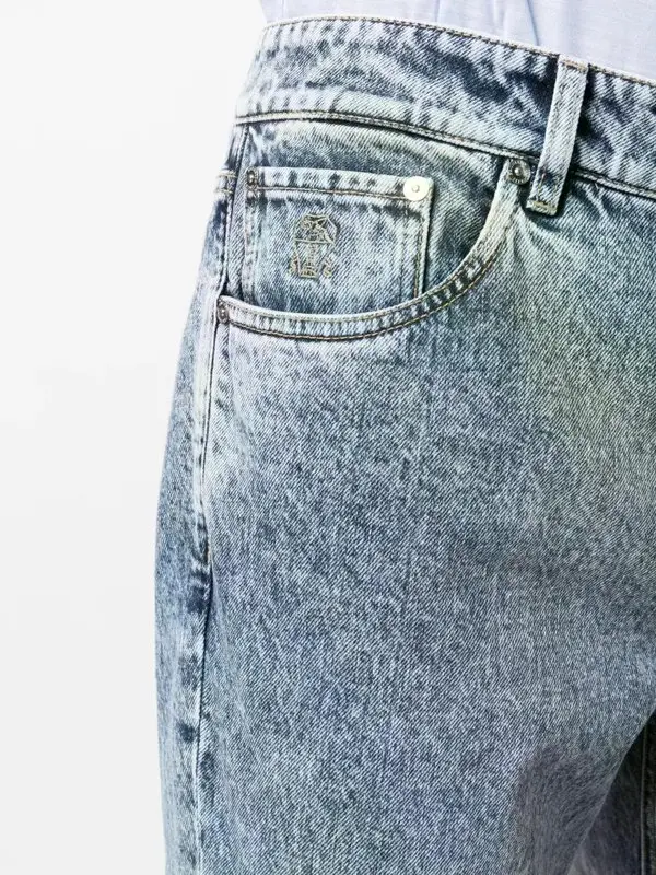 Brunello Cucinelli Mid-rise Straight-leg Jeans