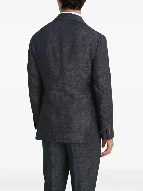 Brunello Cucinelli Double-breasted Linen Blazer
