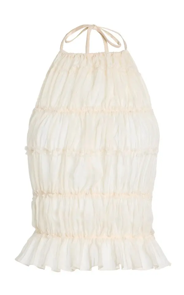Arcina Ori Juliette Ruched Halter Top