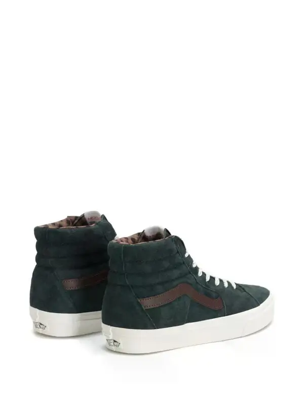 VANS Sk8-hi Plaid Scarab Sneakers - Black