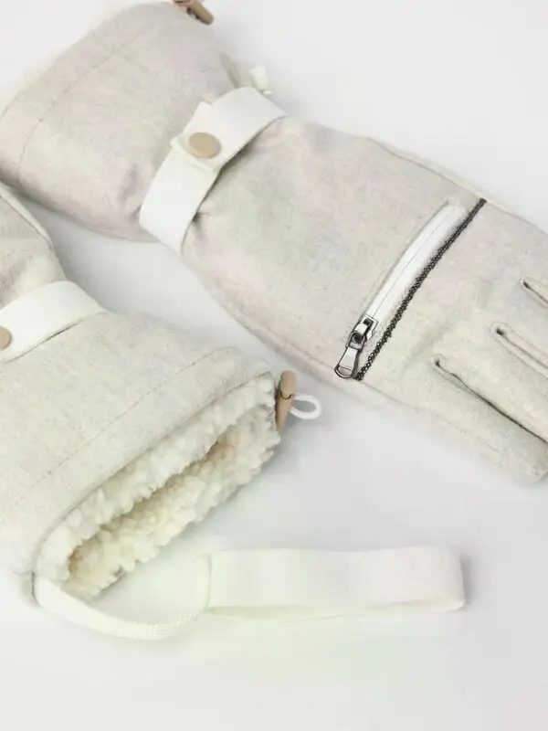 Brunello Cucinelli Shearling Mountain Gloves