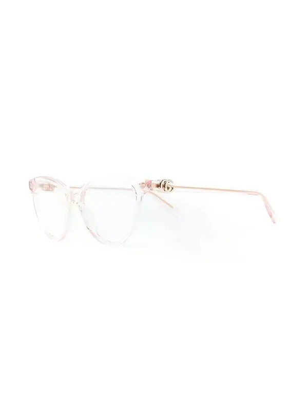 Gucci Logo-plaque Cat-eye Glasses
