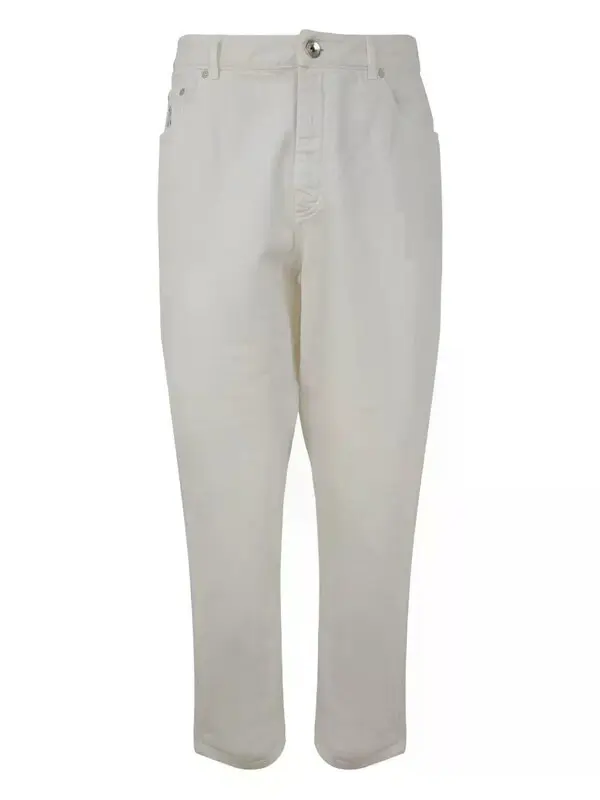 Brunello Cucinelli Five-pocket Cotton Trousers