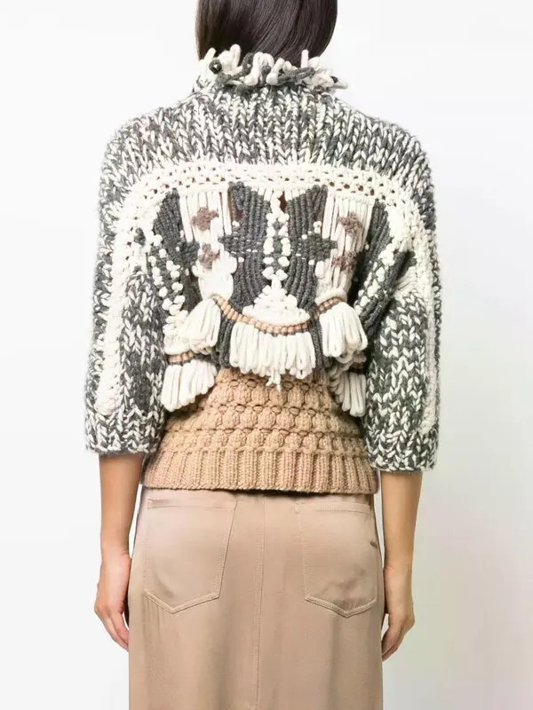 Brunello Cucinelli Fringed Chunky-knit Cashmere Jumper