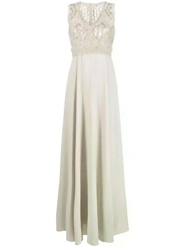 Brunello Cucinelli Sequin-embellished Sleeveless Gown