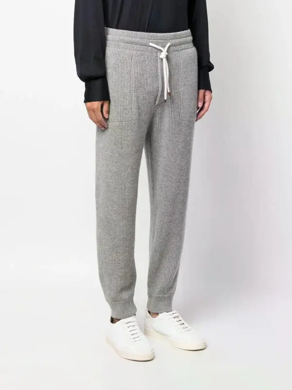Brunello Cucinelli Drawstring Cashmere Track Pants