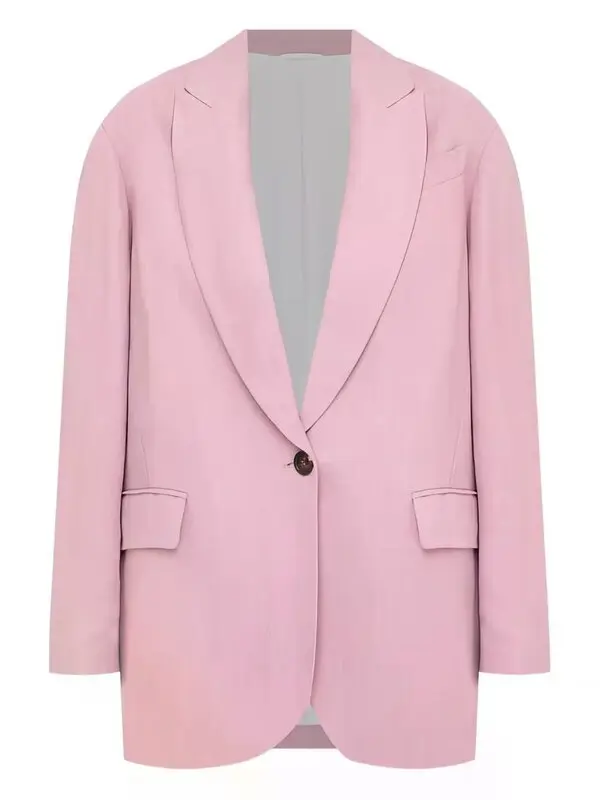 Brunello Cucinelli Single-button Long-sleeve Blazer