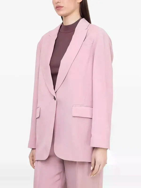 Brunello Cucinelli Single-button Long-sleeve Blazer