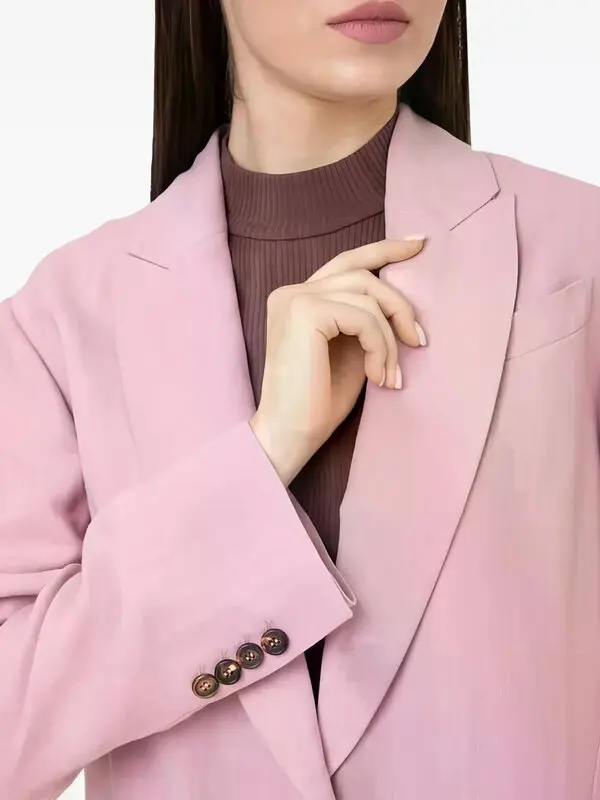 Brunello Cucinelli Single-button Long-sleeve Blazer