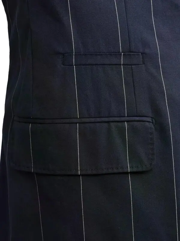 Brunello Cucinelli Pinstriped Buttoned Blazer