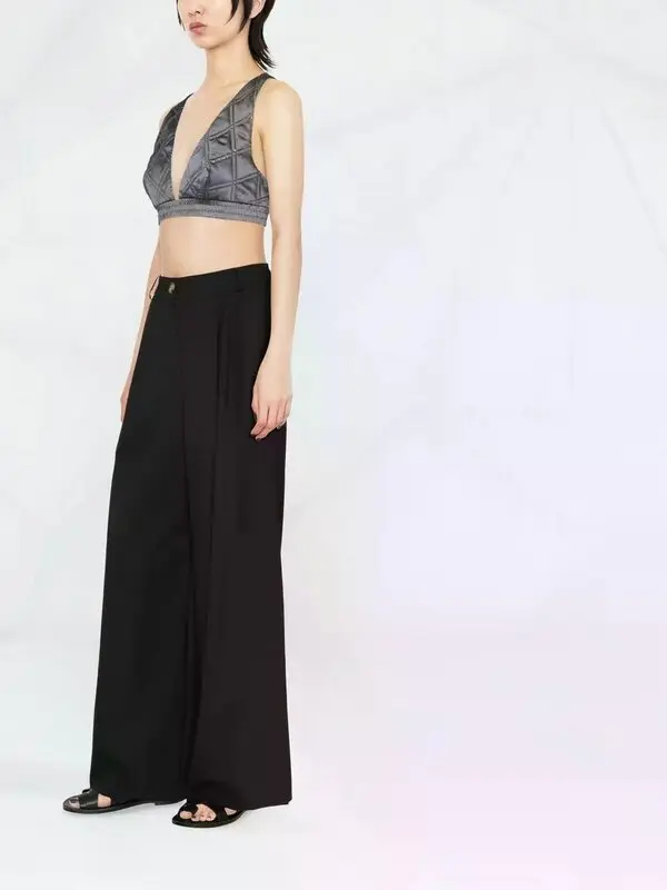 Brunello Cucinelli Quilted Cropped Top