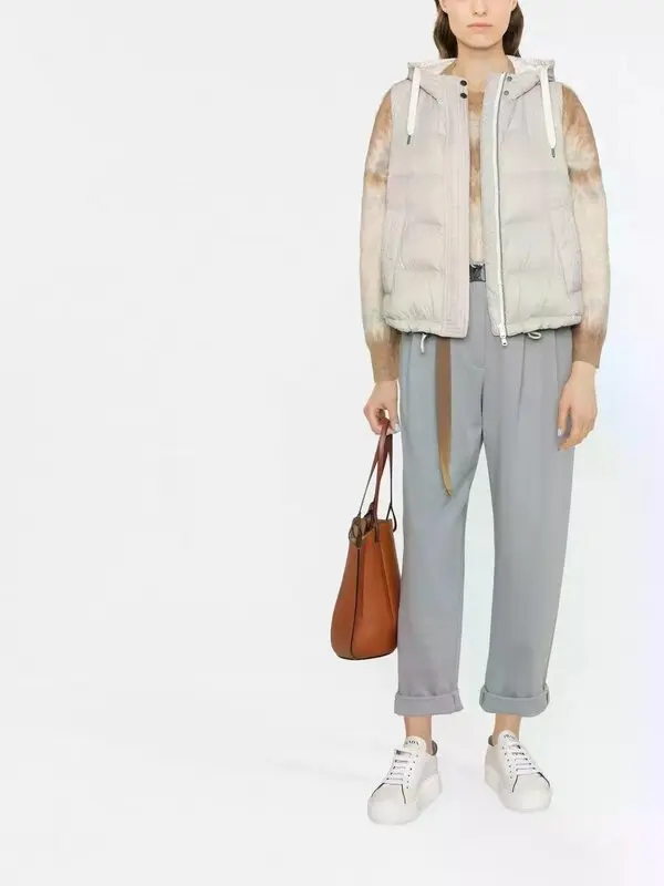 Brunello Cucinelli Belted Straight-leg Trousers