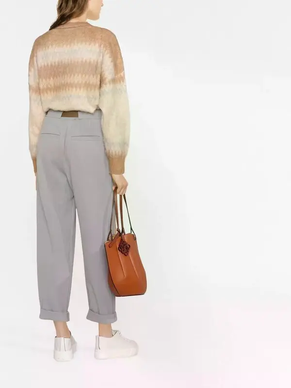Brunello Cucinelli Belted Straight-leg Trousers