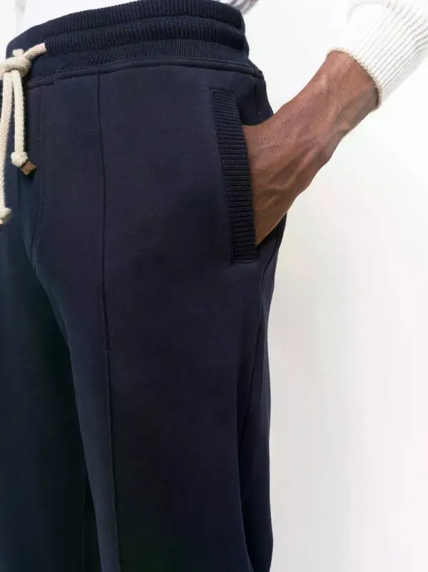 Brunello Cucinelli Drawstring Cotton Track Pants