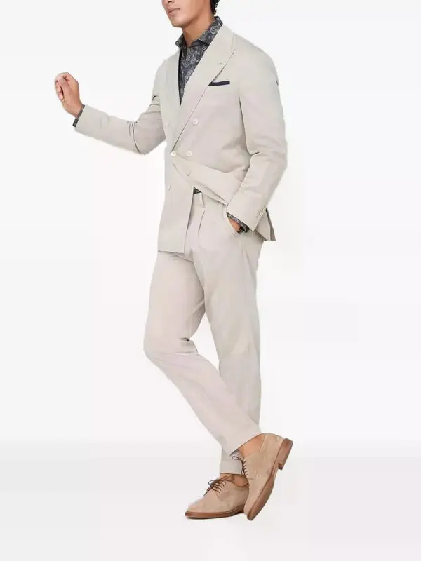 Brunello Cucinelli Double-breasted Pinstripe Suit