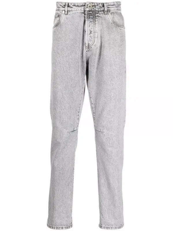 Brunello Cucinelli Stonewashed Straight-leg Jeans