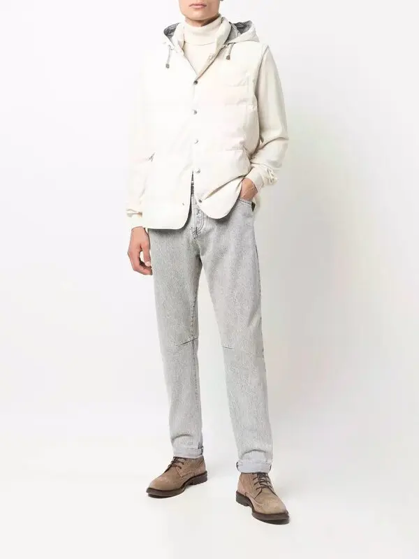 Brunello Cucinelli Stonewashed Straight-leg Jeans