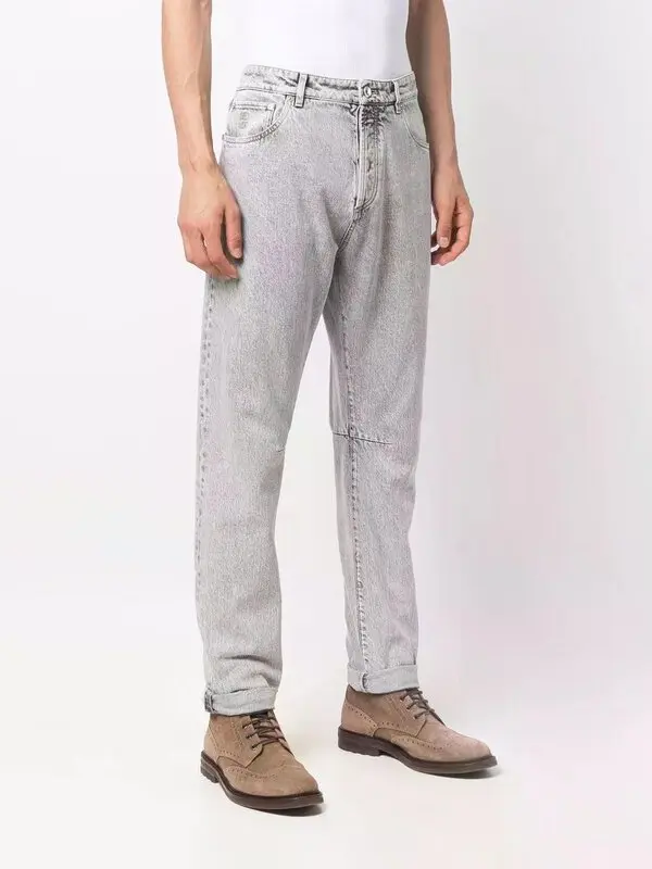 Brunello Cucinelli Stonewashed Straight-leg Jeans