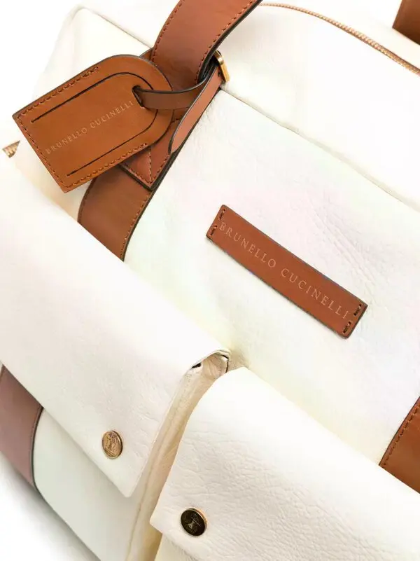 Brunello Cucinelli Logo-patch Zipped Holdall