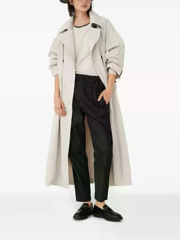 Brunello Cucinelli High-waisted Tapered Jeans