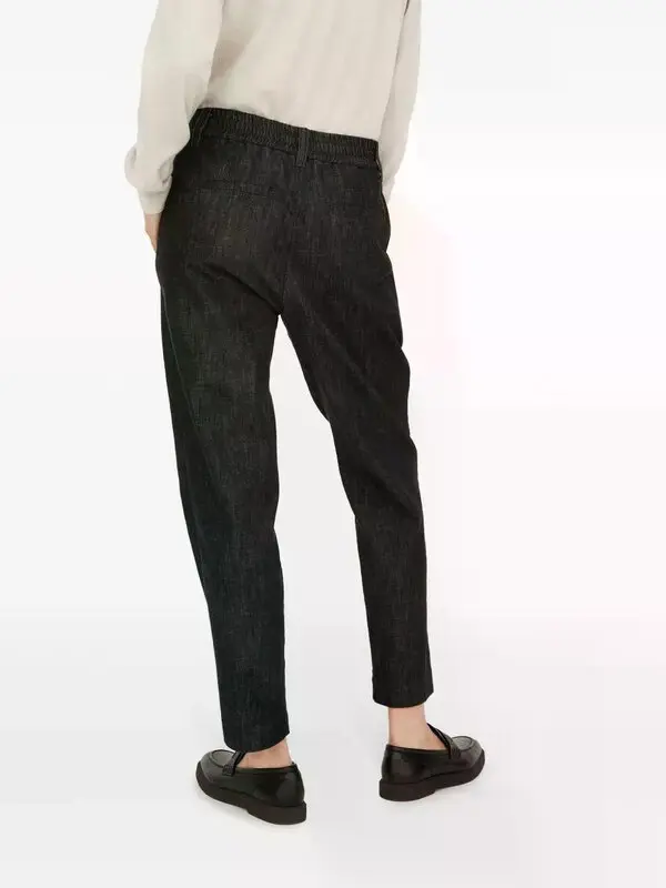 Brunello Cucinelli High-waisted Tapered Jeans