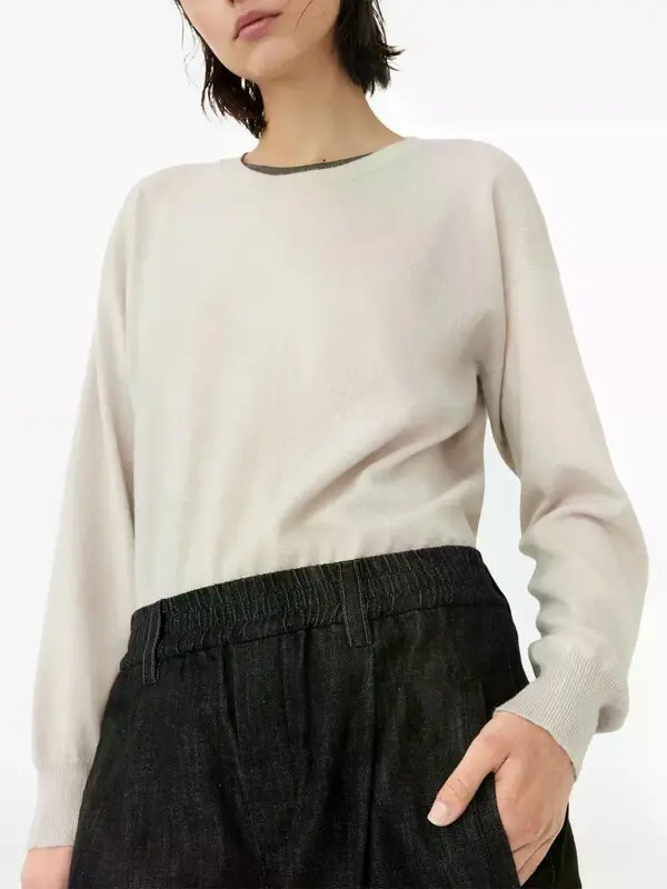 Brunello Cucinelli High-waisted Tapered Jeans