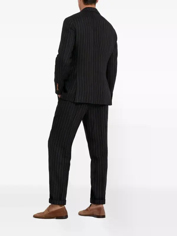 Brunello Cucinelli Pinstripe Linen Suit
