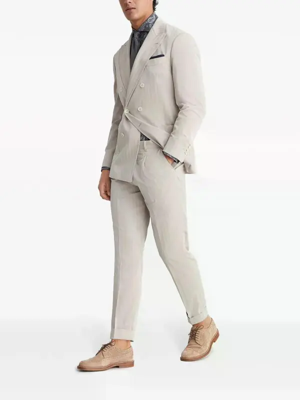 Brunello Cucinelli Striped Tailored Trousers