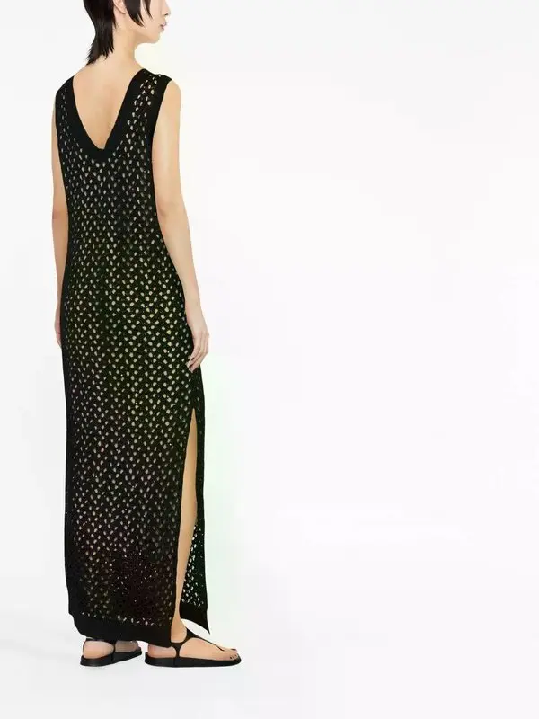 Brunello Cucinelli Open-knit Maxi Dress