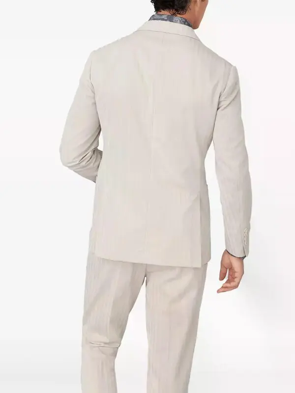 Brunello Cucinelli Striped Double-breasted Blazer