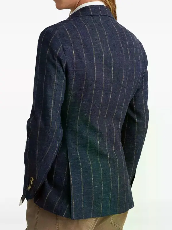 Brunello Cucinelli Striped Single-breasted Blazer