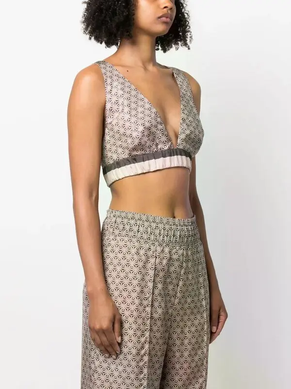 Brunello Cucinelli V-neck Cropped Top