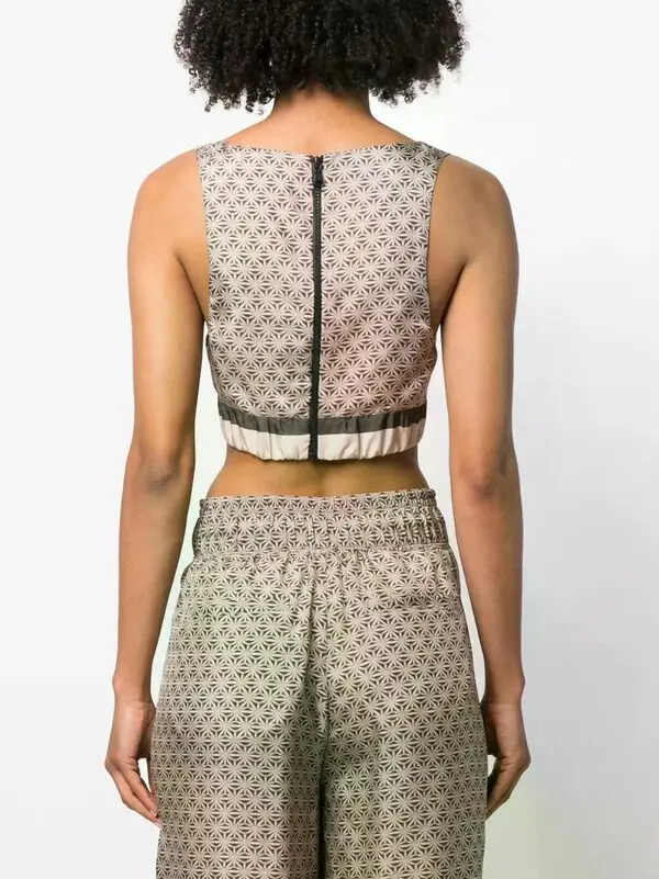 Brunello Cucinelli V-neck Cropped Top