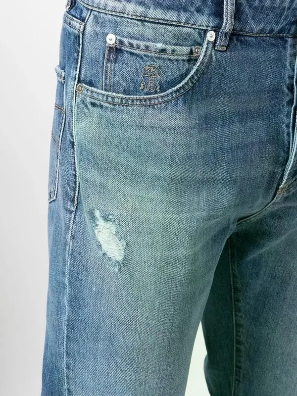 Brunello Cucinelli Mid-rise Straight-leg Jeans