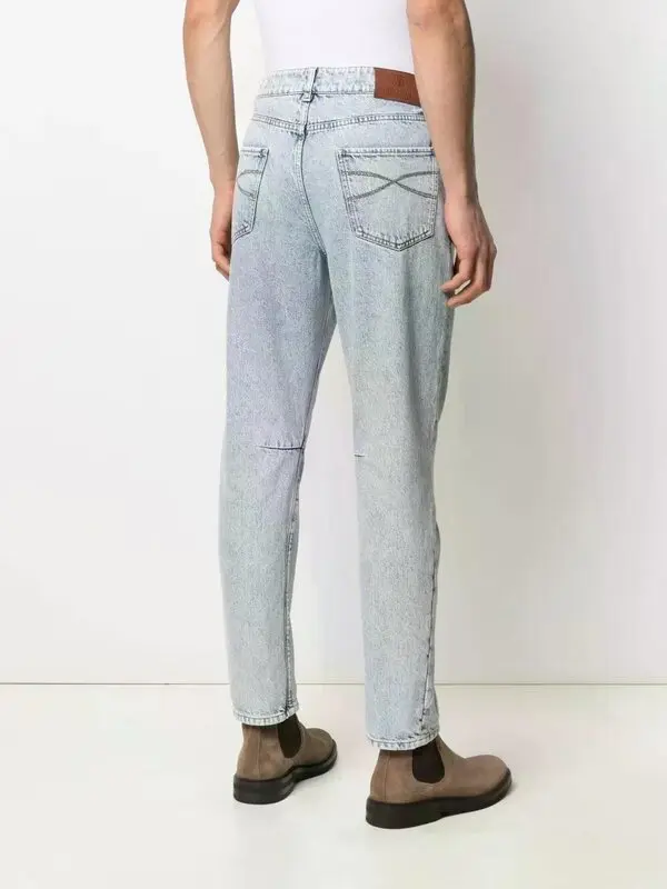 Brunello Cucinelli Stonewashed Straight-leg Jeans