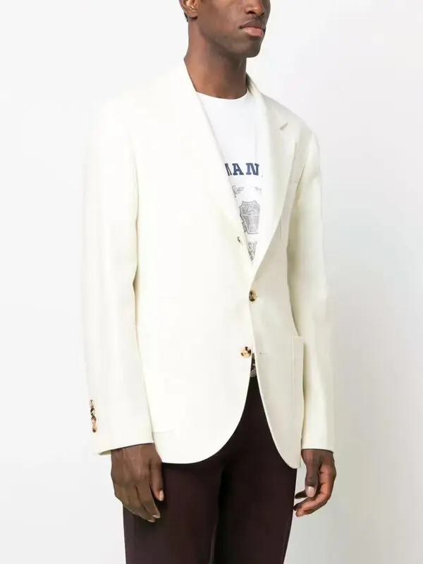 Brunello Cucinelli Single-breasted Wool-blend Blazer