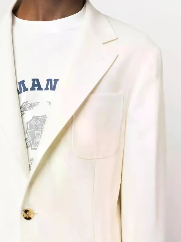Brunello Cucinelli Single-breasted Wool-blend Blazer
