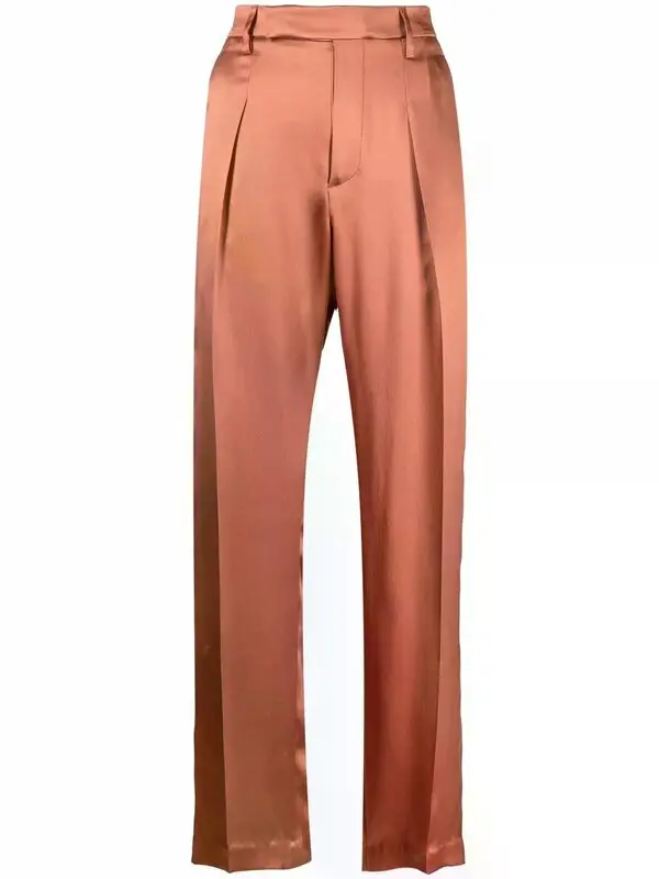 Brunello Cucinelli High-waisted Straight Trousers