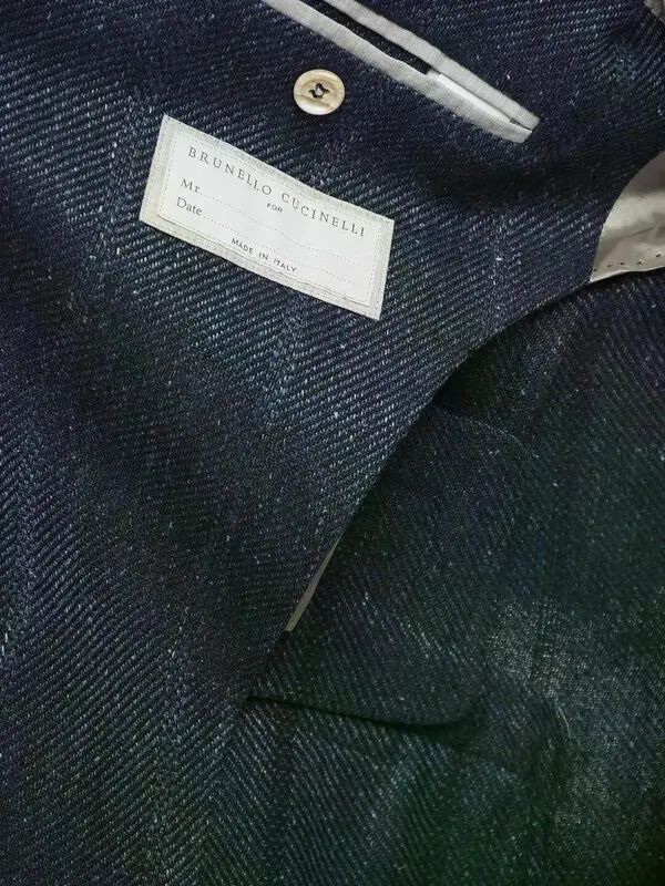 Brunello Cucinelli Single-breasted Linen Blazer