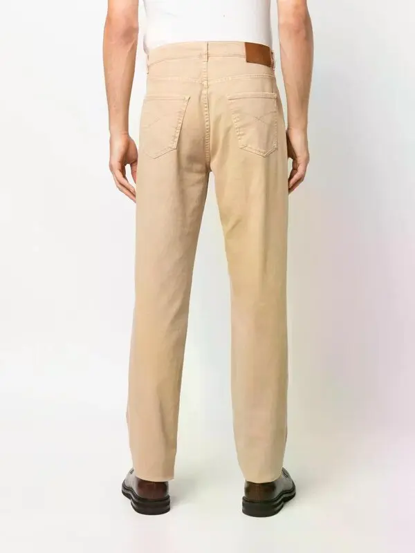Brunello Cucinelli Garment-dyed Straight-leg Jeans