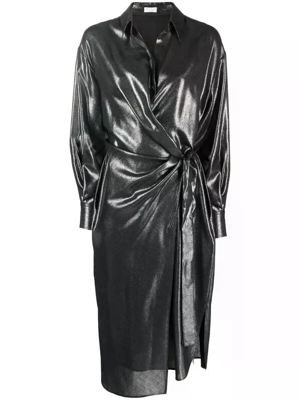 Brunello Cucinelli Wrap Dress
